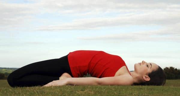 Try suptavirasana or the reclined hero pose to strengthen your legs ...