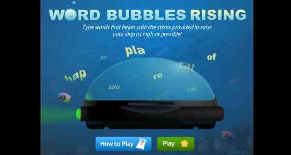 Lumosity Word Bubbles Rising 2