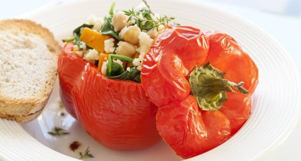 Healthy Recipe: Fibre-rich stuffed capsicum | TheHealthSite.com