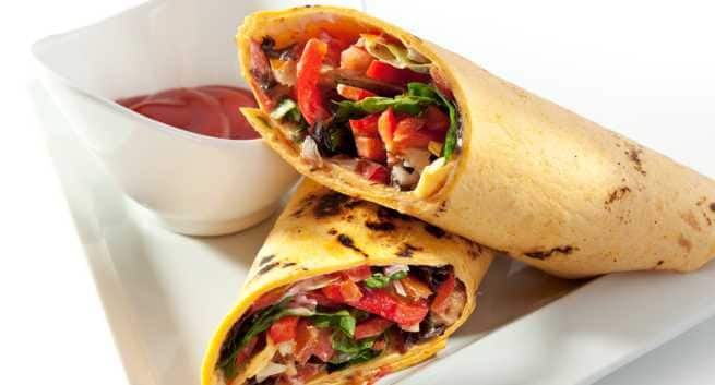 Healthy Recipe--Quick and easy veg frankie with leftovers ...