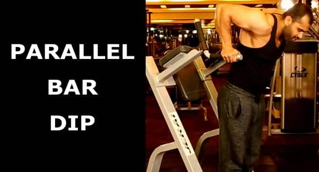 Get defined triceps with parallel bar dip | TheHealthSite.com