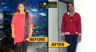 Real life healthy weight loss story - find out how this woman lost 28 kgs in 8 months ...
