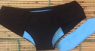 I tried the period-proof underwear-- And it actually worked ...