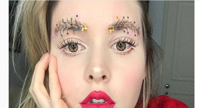Beauty trend: Christmas tree brows are taking Instagram by storm; would ...