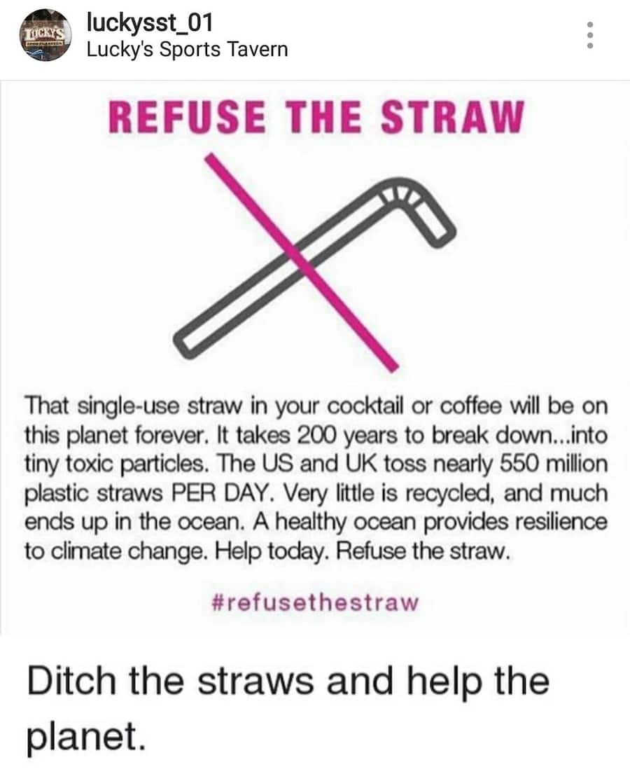 Be a part of #RefuseTheStraw campaign and do your environment a favour ...