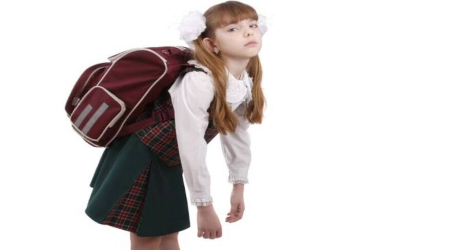 Your child's heavy school bag could cause spinal deformity ...