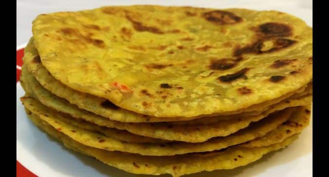 Missi roti benefits : सेहत के लिए फायदेमंद है गेंहू-चने की मिक्‍स रोटी ...