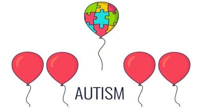 Autism - people with this condition have symmetrical brain