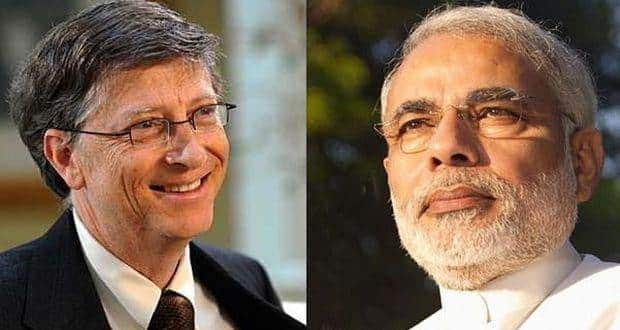 Bill Gates finally meets PM Narendra Modi | TheHealthSite.com