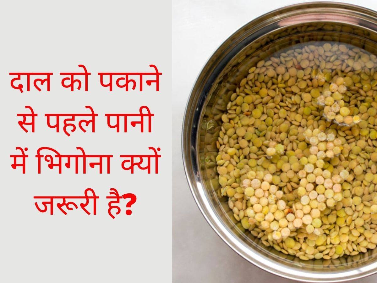 Benefits of Soaking Dal: दाल को पकाने से पहले इतनी देर पानी में भिगोने ...