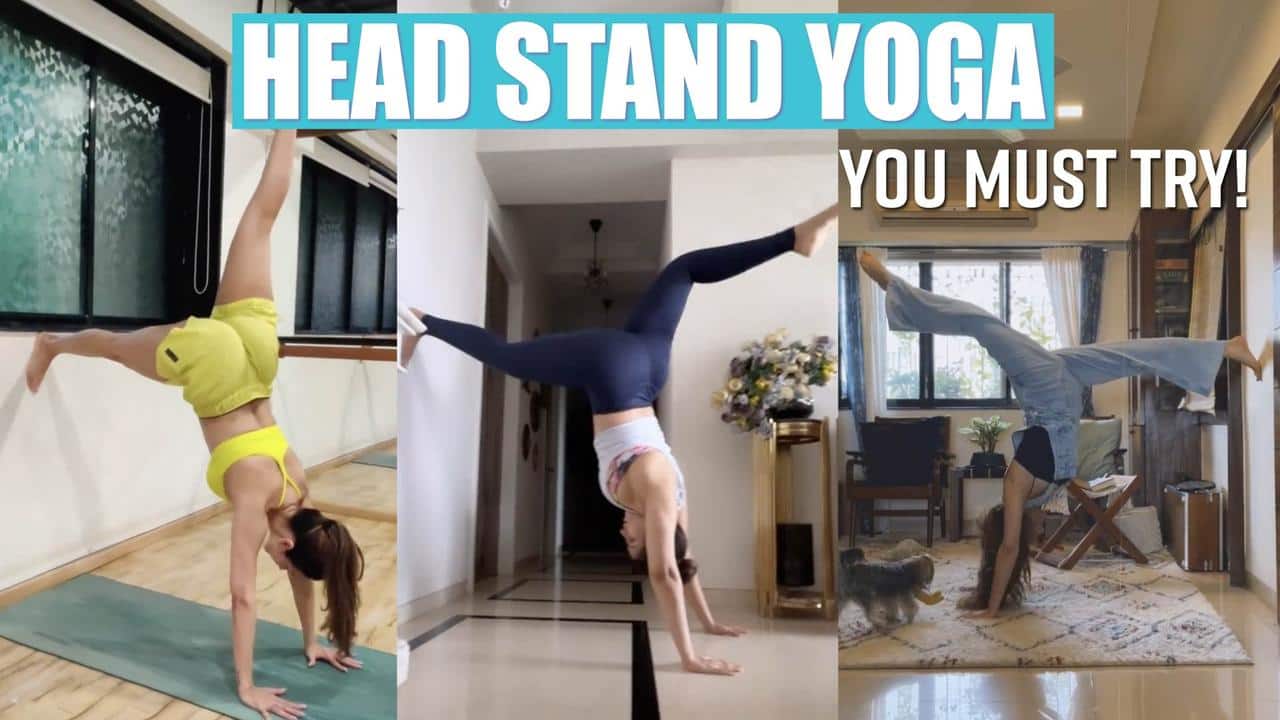 Head Stand Yoga: Know What Head Stand Yoga Is, Malaika Arora To Show ...