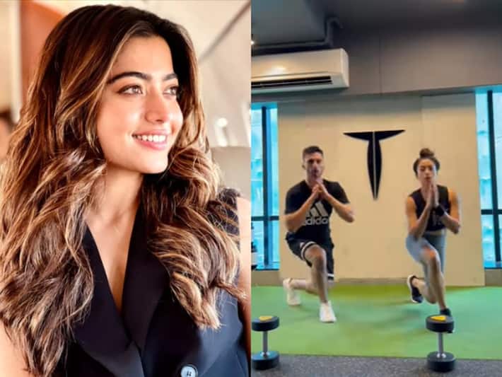 Ace That Leg Workout With Rashmika Mandanna | TheHealthSite.com