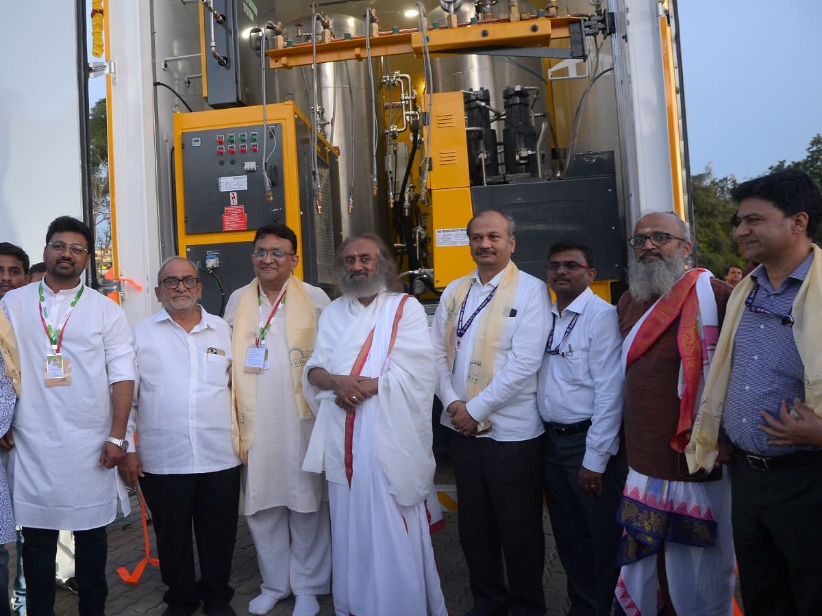India S First Iot Enabled Mobile Medical Oxygen Plant Launched In Bangalore