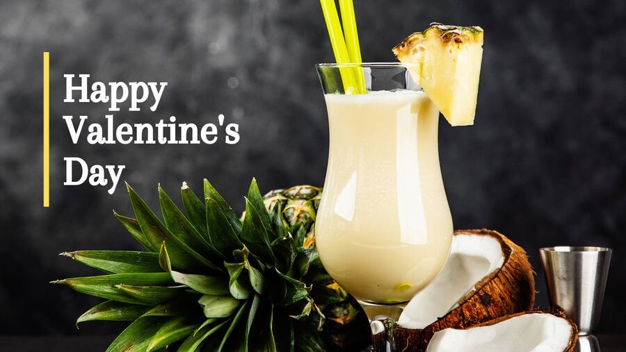 Valentine's Day: Impress Your Love With This Yummy Pina Colada Blush ...