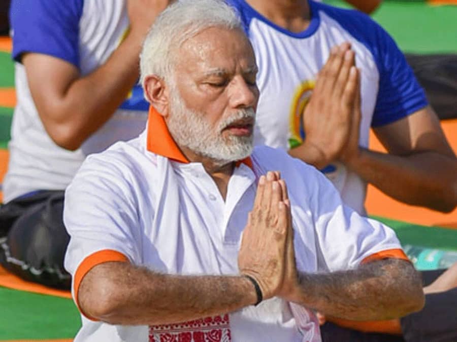 PM Modi lauds Gujarat for setting Guinness Record for Surya Namaskar ...