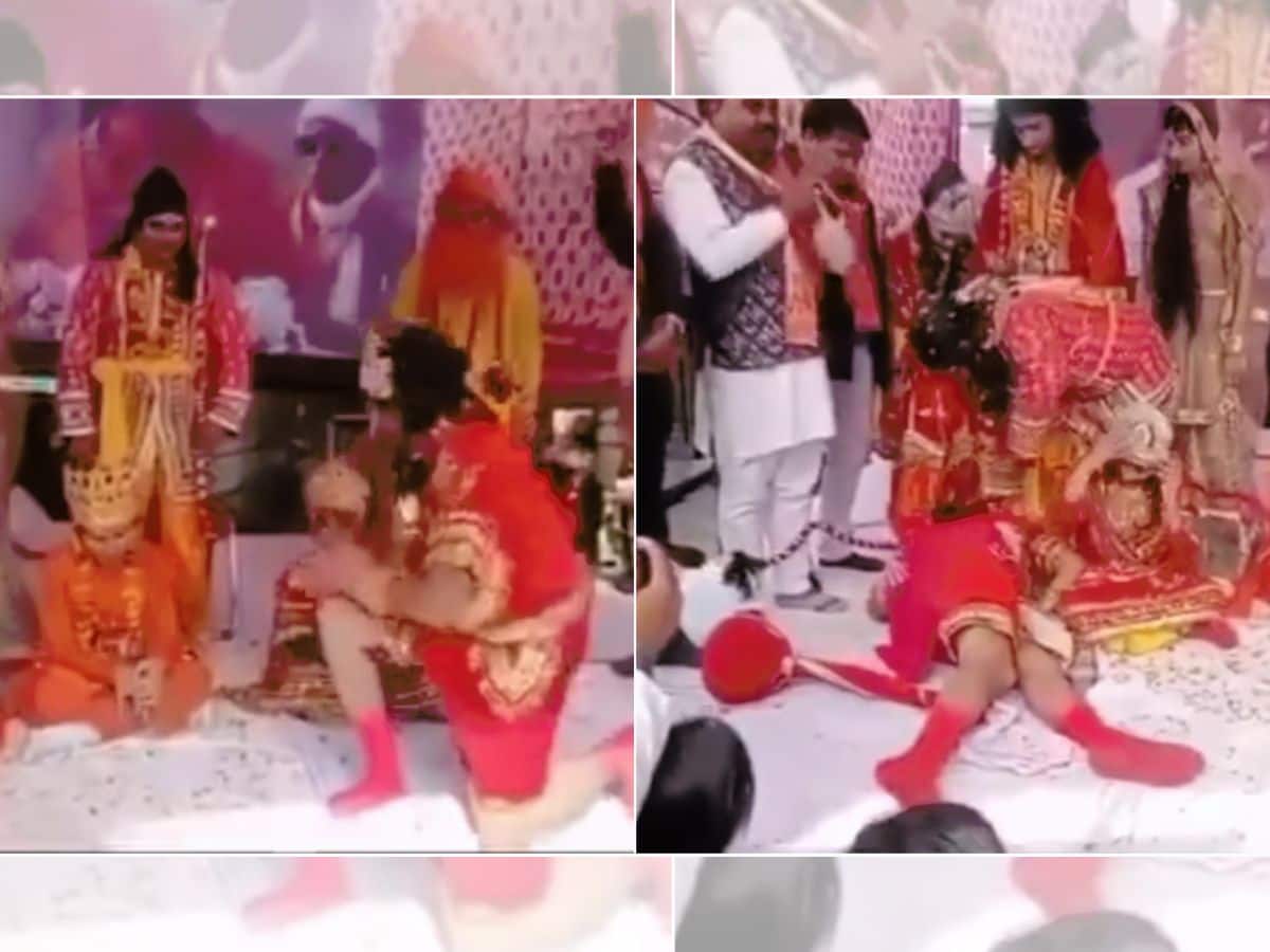 Haryana Man Playing Lord Hanuman Dies Of Heart Attack During Ramlila Performance: Watch Video ...