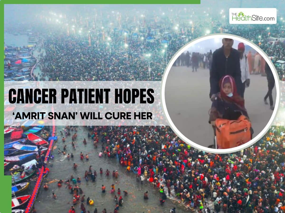 'May Be Last Dip': Cancer Patient Takes a Dip in the Ganga River At ...
