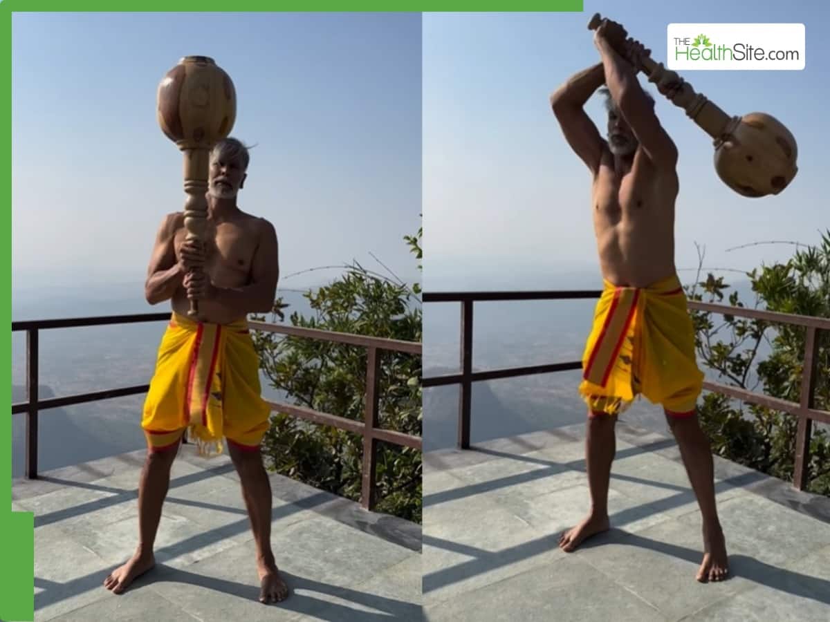 When Milind Soman Channelled His Inner Hanuman While Working Out With A ...