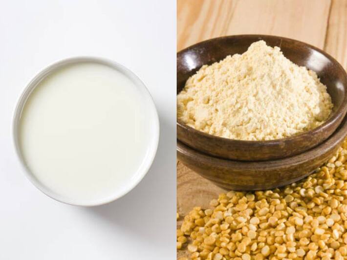 Kache Doodh Se Chehra Kaise Saaf Kare | कच्चे दूध में क्या मिलाकर लगाने ...