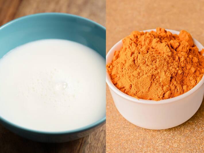 Kache Doodh Se Chehra Kaise Saaf Kare | कच्चे दूध में क्या मिलाकर लगाने ...