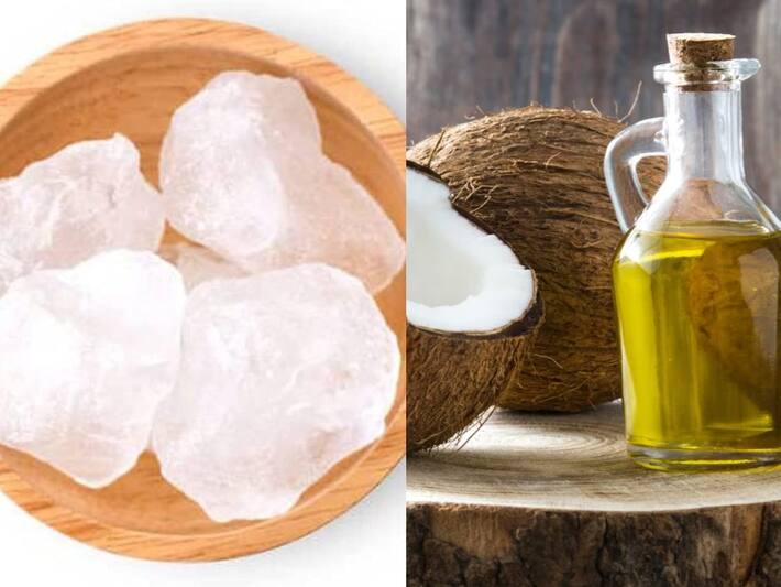 Balon ke liye fitkari aur nariyal tel । केवल स्किन ही नहीं बालों में भी ...