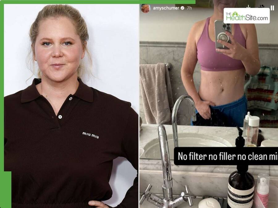 Amy Schumer Wows Fans With Flat Stomach And Natural Look In A Mirror ...