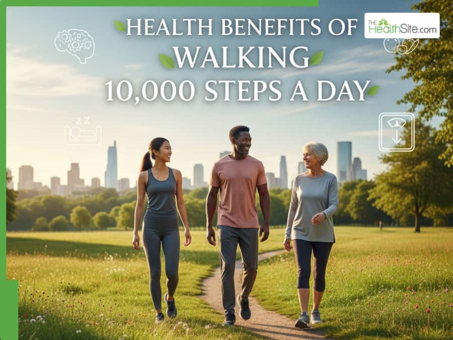 7 Powerful Health Benefits Of Walking 10,000 Steps A Day For Your Body ...