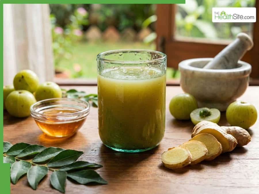 Benefits Of Drinking Amla, Ginger, And Curry Leaves Juice: What Happens ...