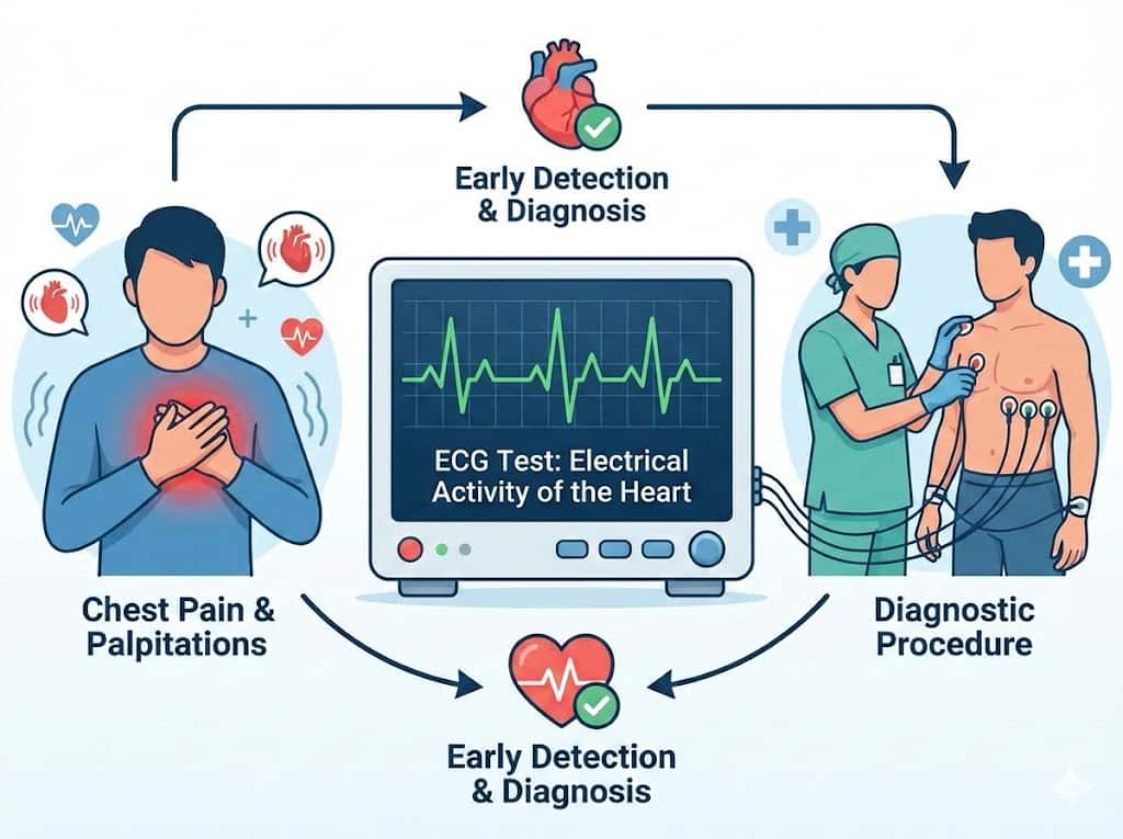 ECG Test For Chest Pain And Palpitations: Cardiologist Explains When ...