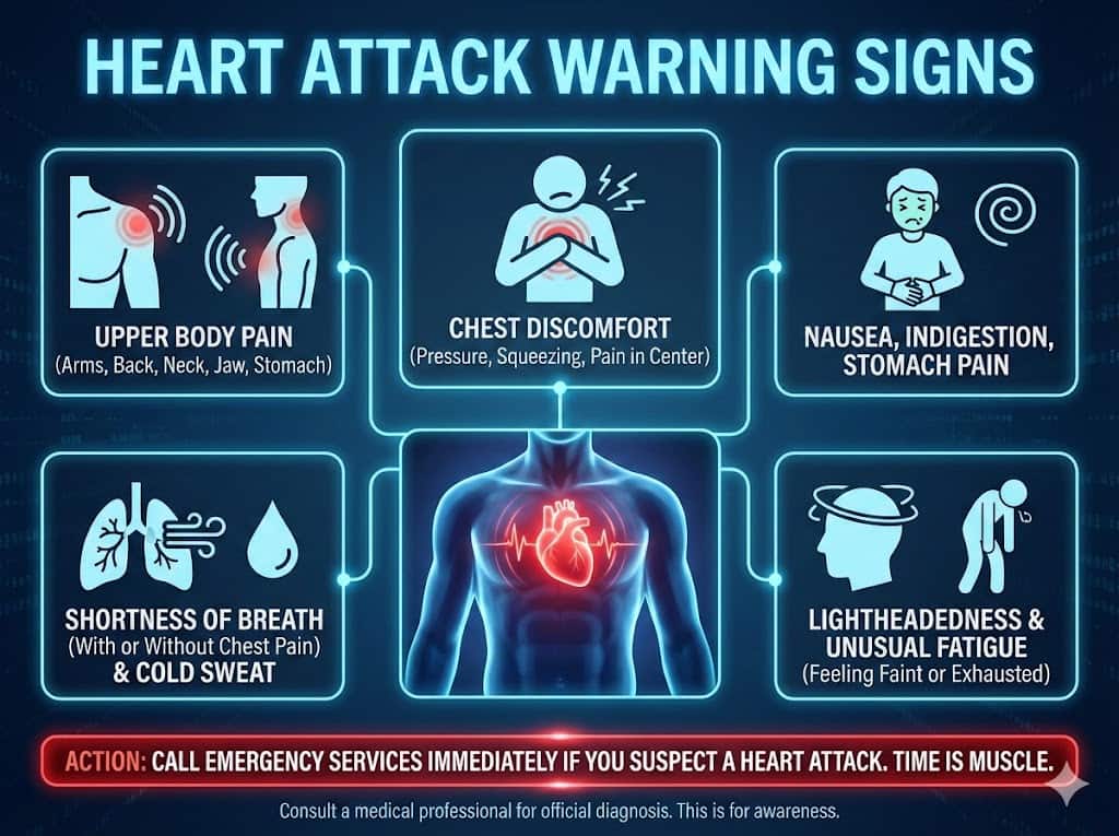 Heart Attack Warning Signs: Cardiologist Explains First Symptoms ...