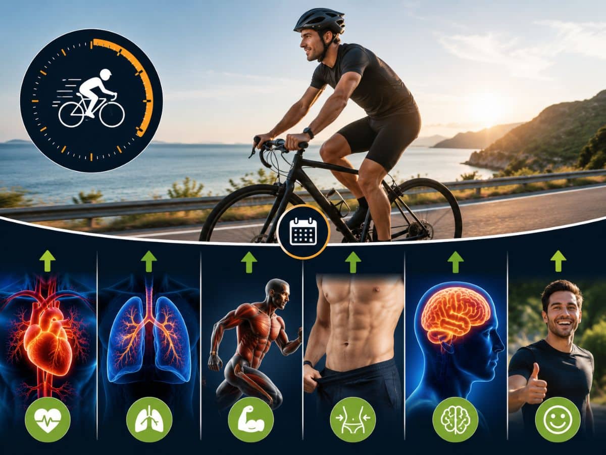 30 minutes of cycling every day: What happens to your body in just one ...